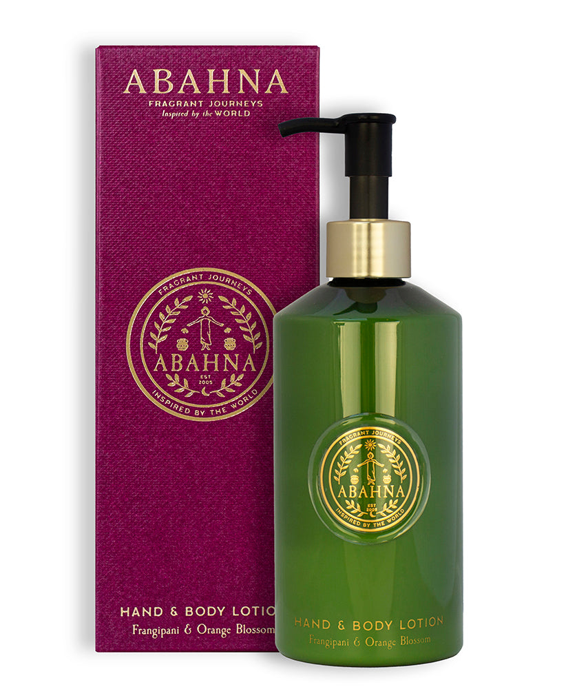 Frangipani & Orange Blossom Hand & Body Lotion | Abahna